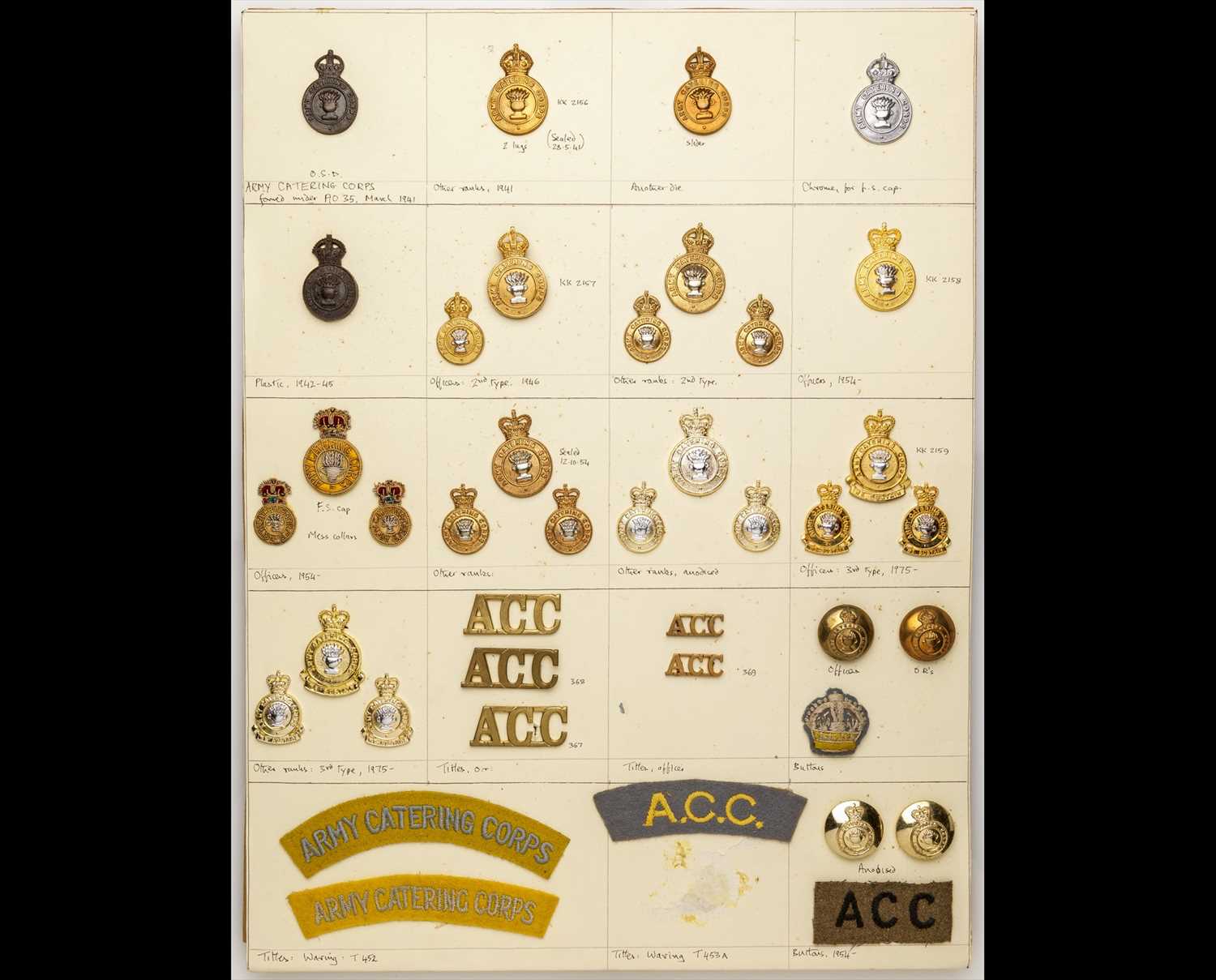 Lot 234 - Army Catering Corps Insignia