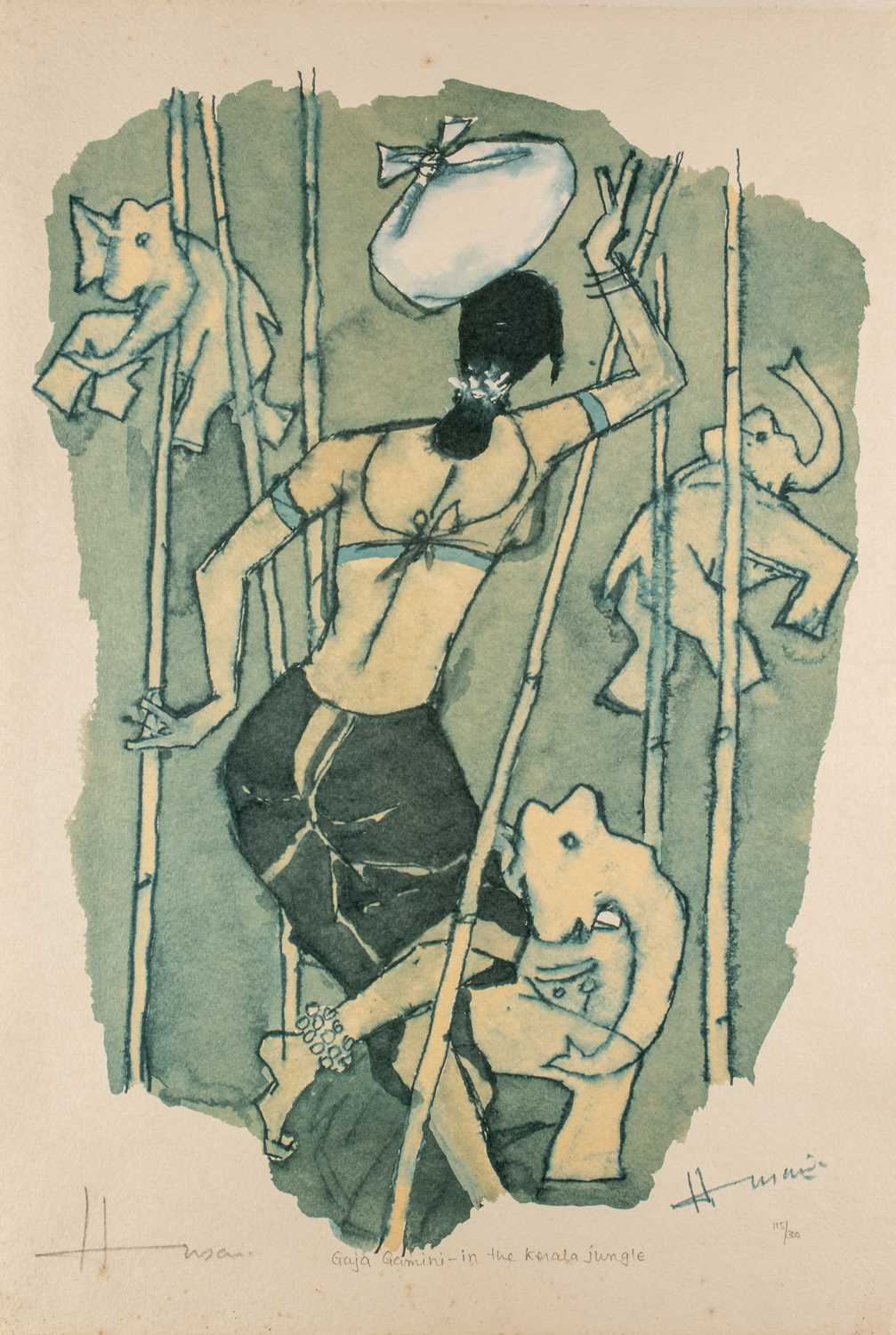 Lot 212 Maqbool Fida Husain Indian 1913 2011