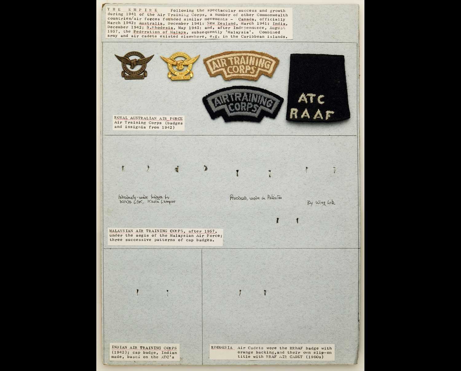 Lot 403 - Australian Air Training Corps Cadets with