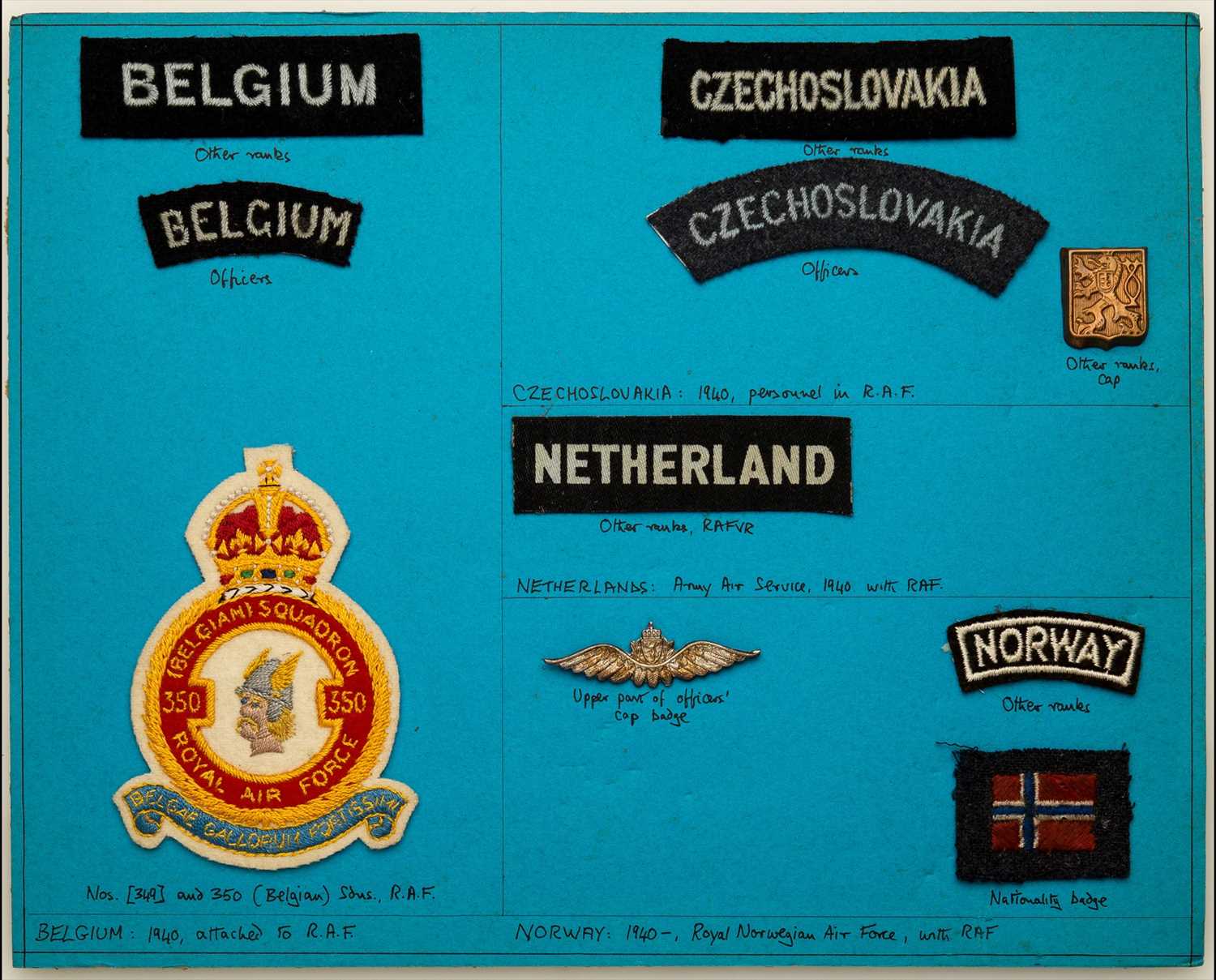 Lot 406 - Insignia of Commonwealth, Allied and