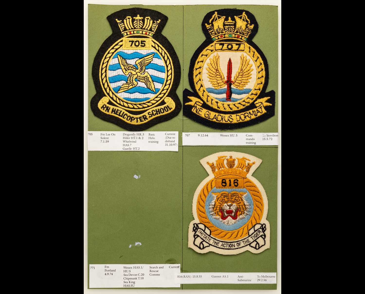 Lot 418 - Royal Air Force serving in Fleet Air Arm and