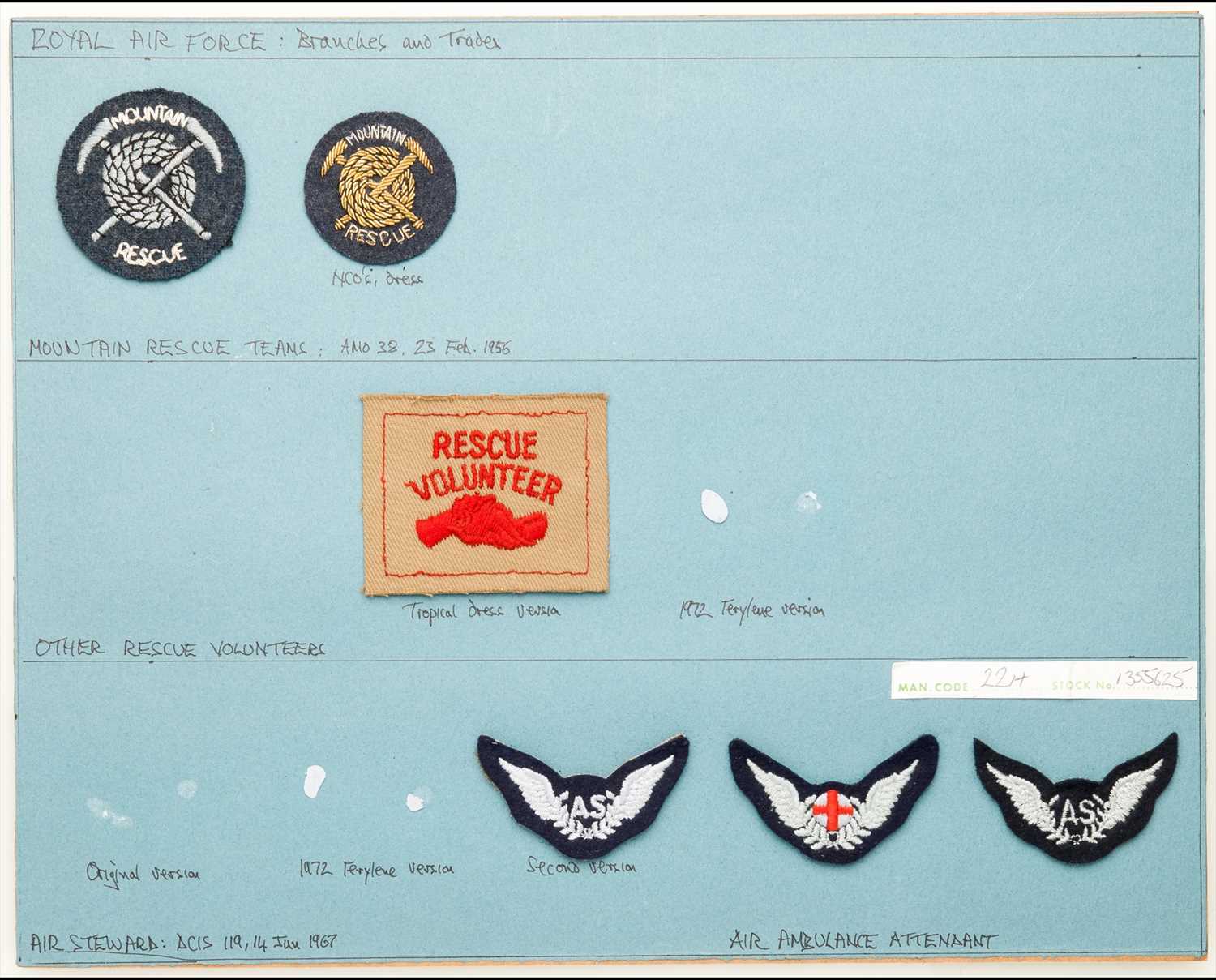 Lot 423 - Royal Air Force Trade and Skills Insignia.