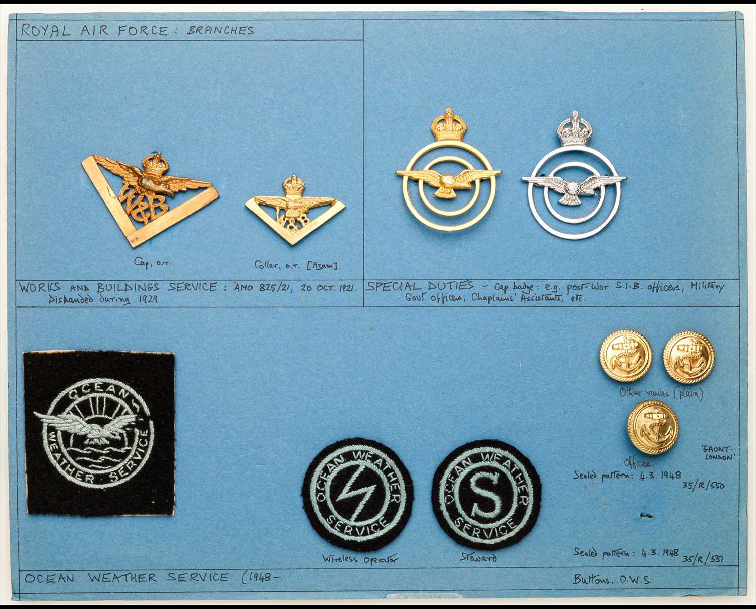 Lot 431 - Royal Air Force specialist and Ocean Weather