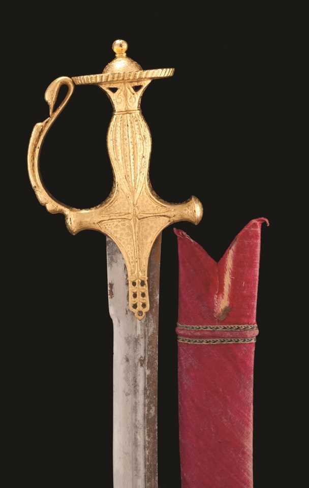 Lot 29 - AN INDIAN SWORD