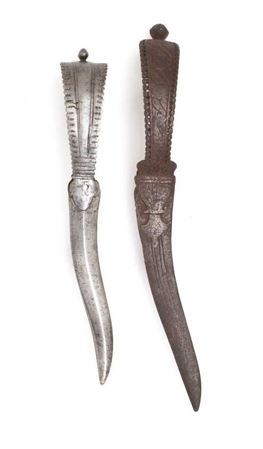 Lot 38 - TWO SOUTH INDIAN DAGGERS