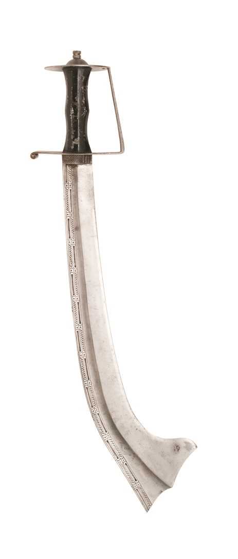 Lot 62 - A NEPALESE SWORD