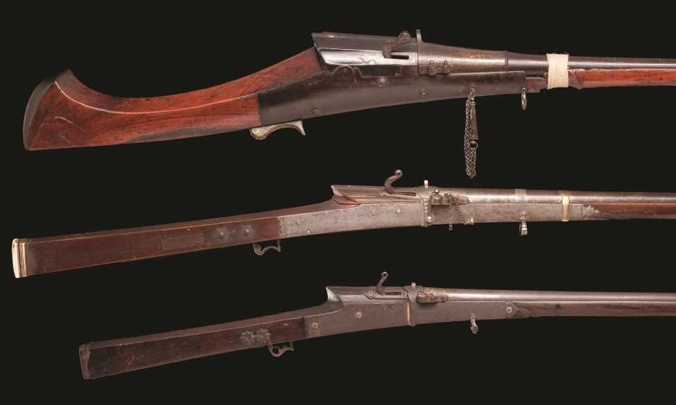 Lot 95 - A 40 BORE INDIAN MATCHLOCK GUN FOR A BOY