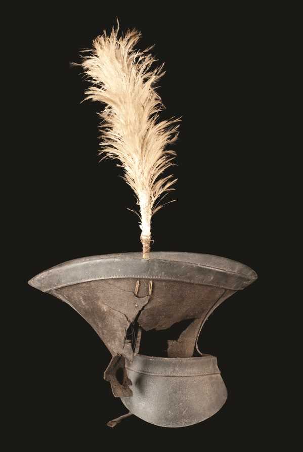 Lot 173 - AN INFANTRY OFFICER'S 'BELL-TOPPED' SHAKO