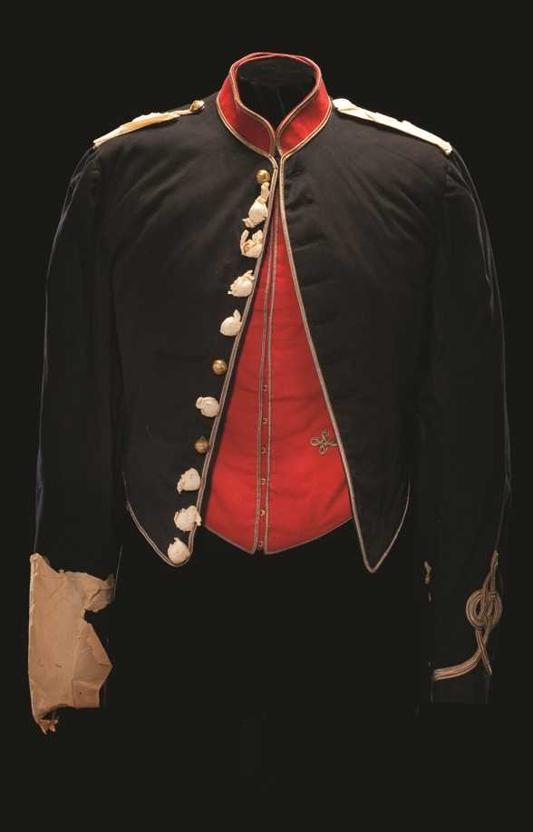 Lot 184 - AN OFFICER'S STABLE JACKET AND VEST