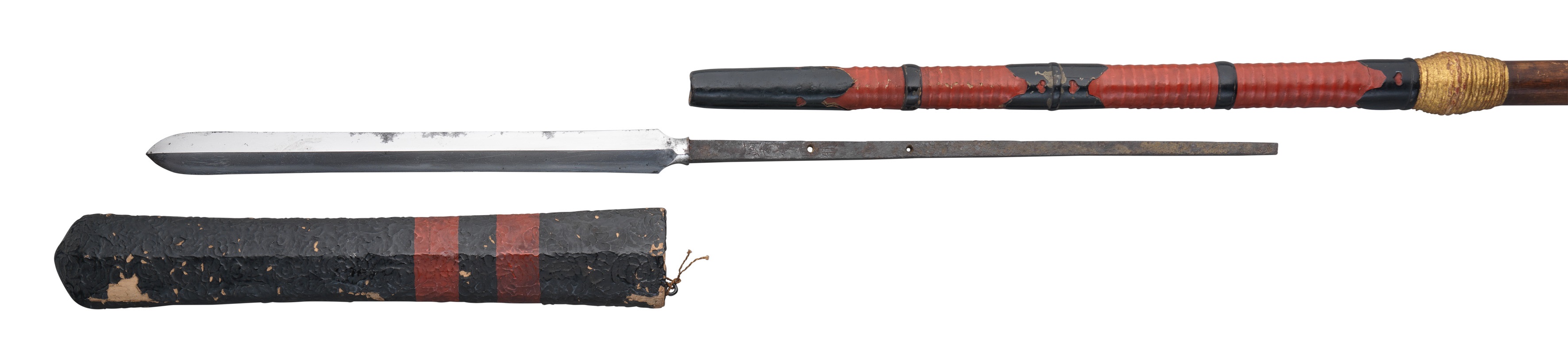 Lot 30 - A JAPANESE SPEAR (YARI)