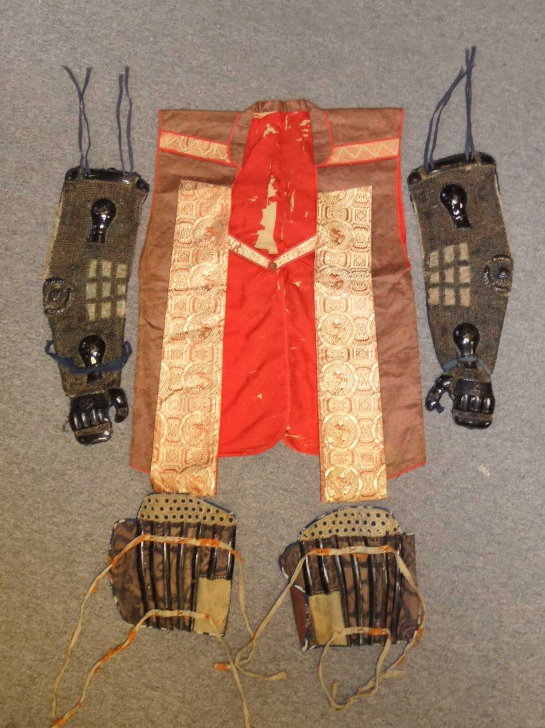 Lot 39 - A PAIR OF JAPANESE ARM DEFENCES (KOTE)