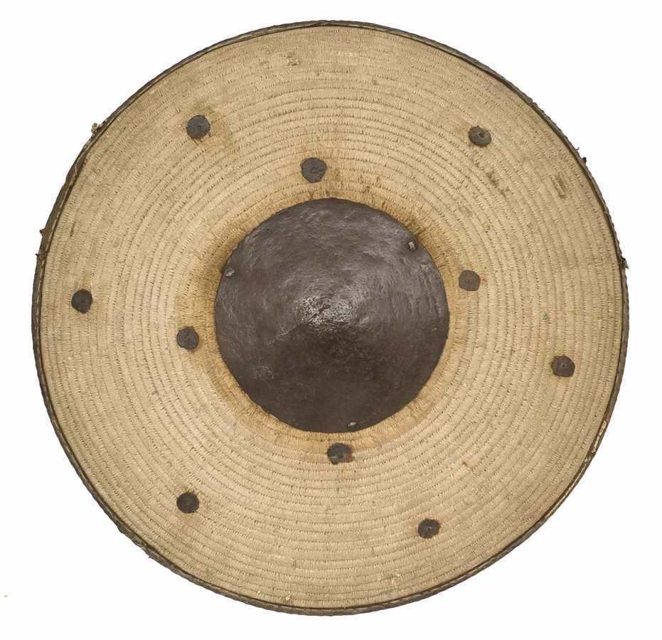 Lot 86 - A RARE OTTOMAN TURKISH CIRCULAR SHIELD