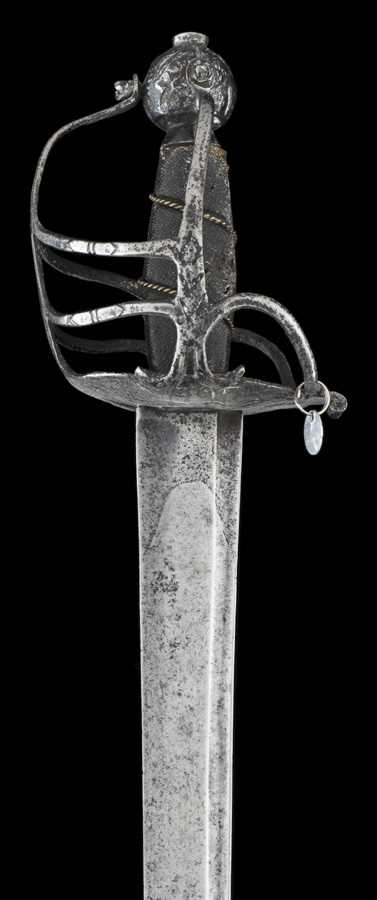 Lot 323 - AN ENGLISH MORTUARY SWORD