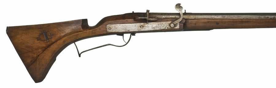 Lot 367 - A 14 BORE GERMAN MATCHLOCK MUSKET