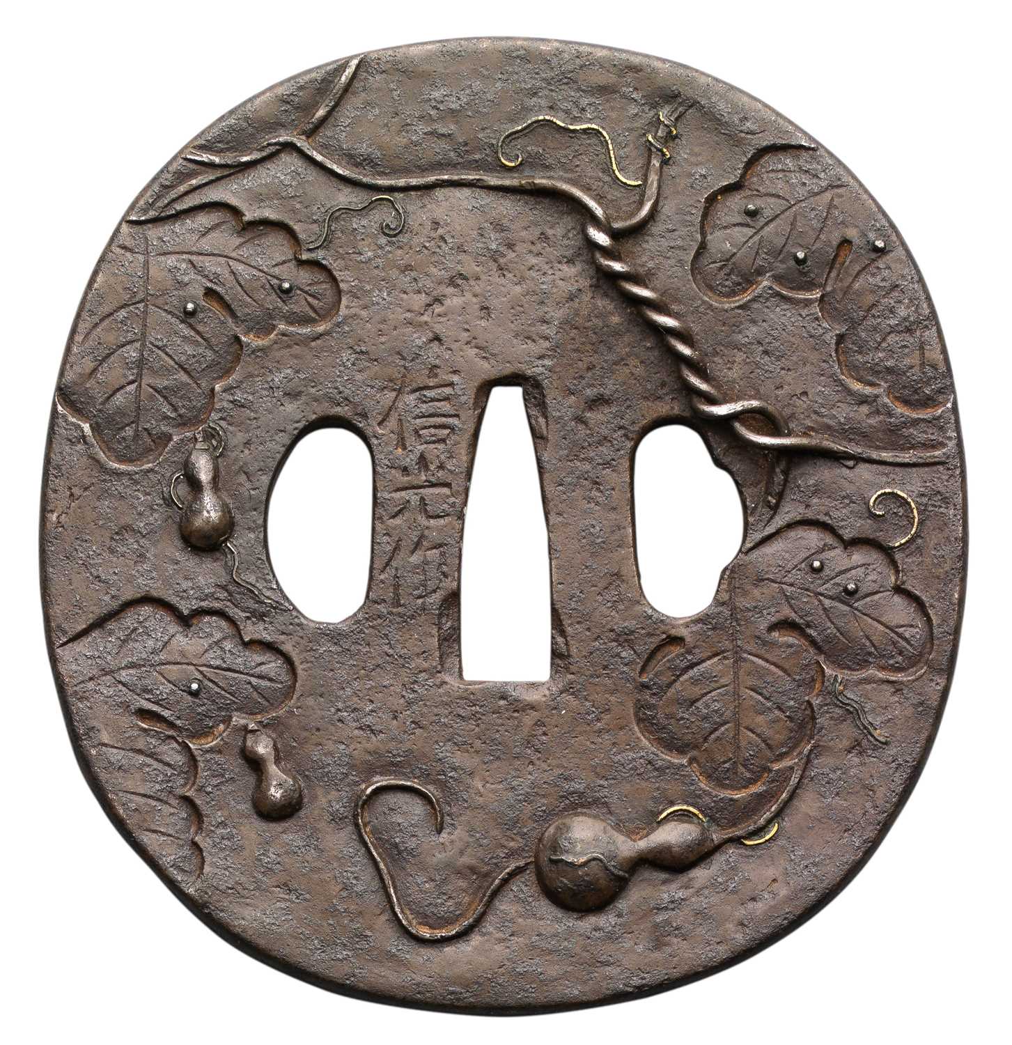 Lot 15 - A Round iron tsuba