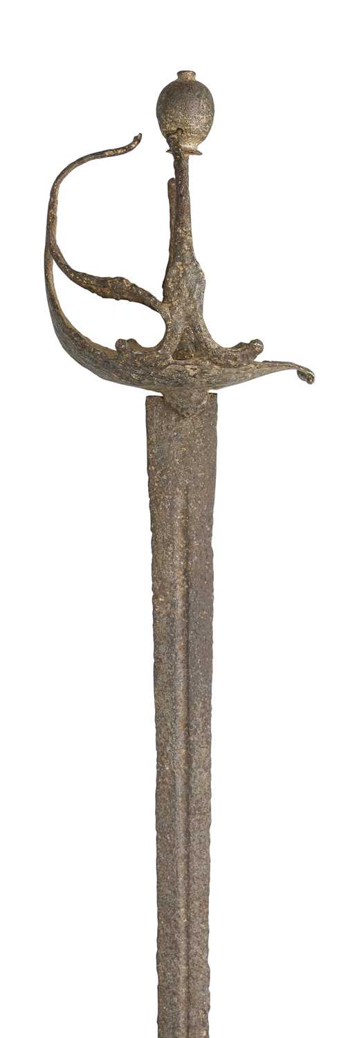 Lot 114 - AN ENGLISH MORTUARY SWORD