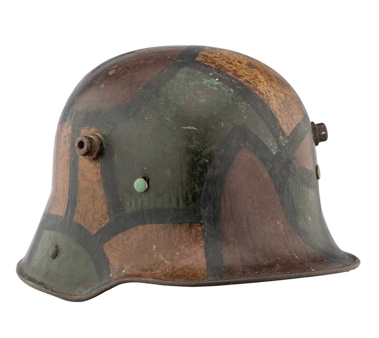 Lot 398 - A GERMAN WW1 STAHLHELM