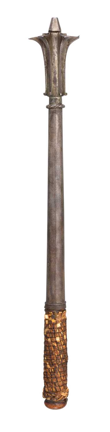 Lot 266 - **A GERMAN MACE IN LATE 15TH/EARLY 16TH