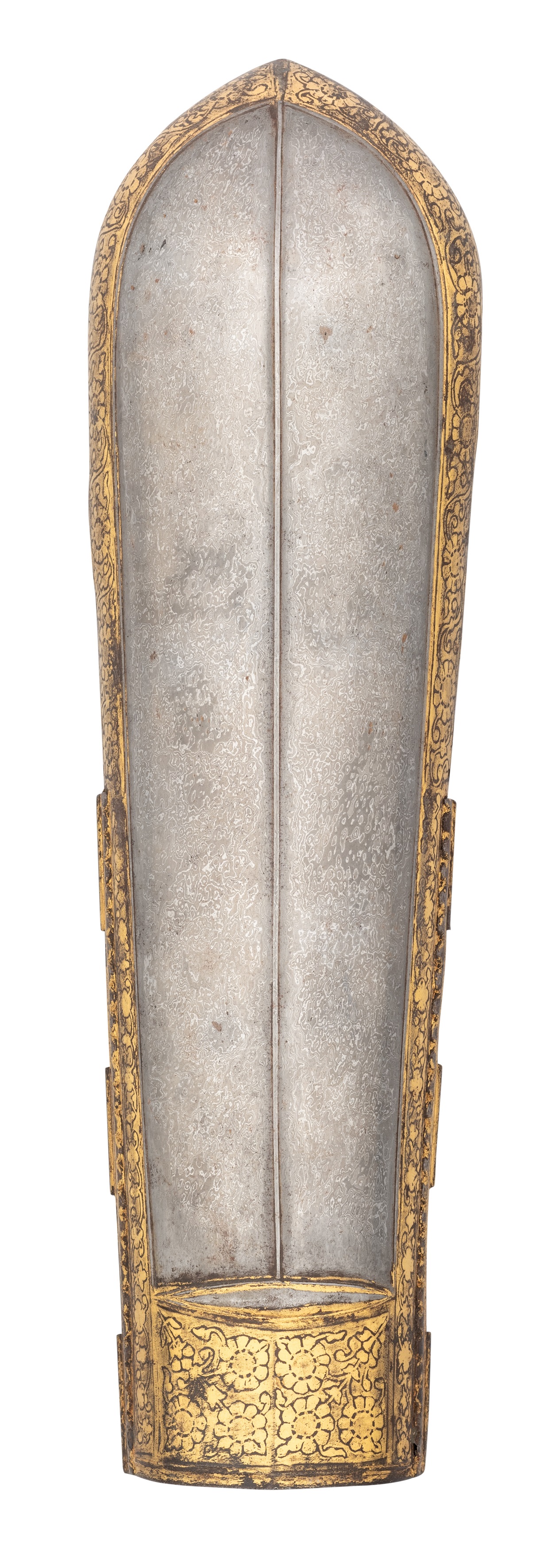 Lot 187 - AN INDIAN ARM DEFENCE (DASTANA) OF CRUCIBLE