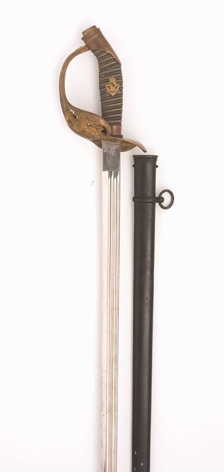 Lot 103 - A GERMAN CAVALRY OFFICER'S SABRE
