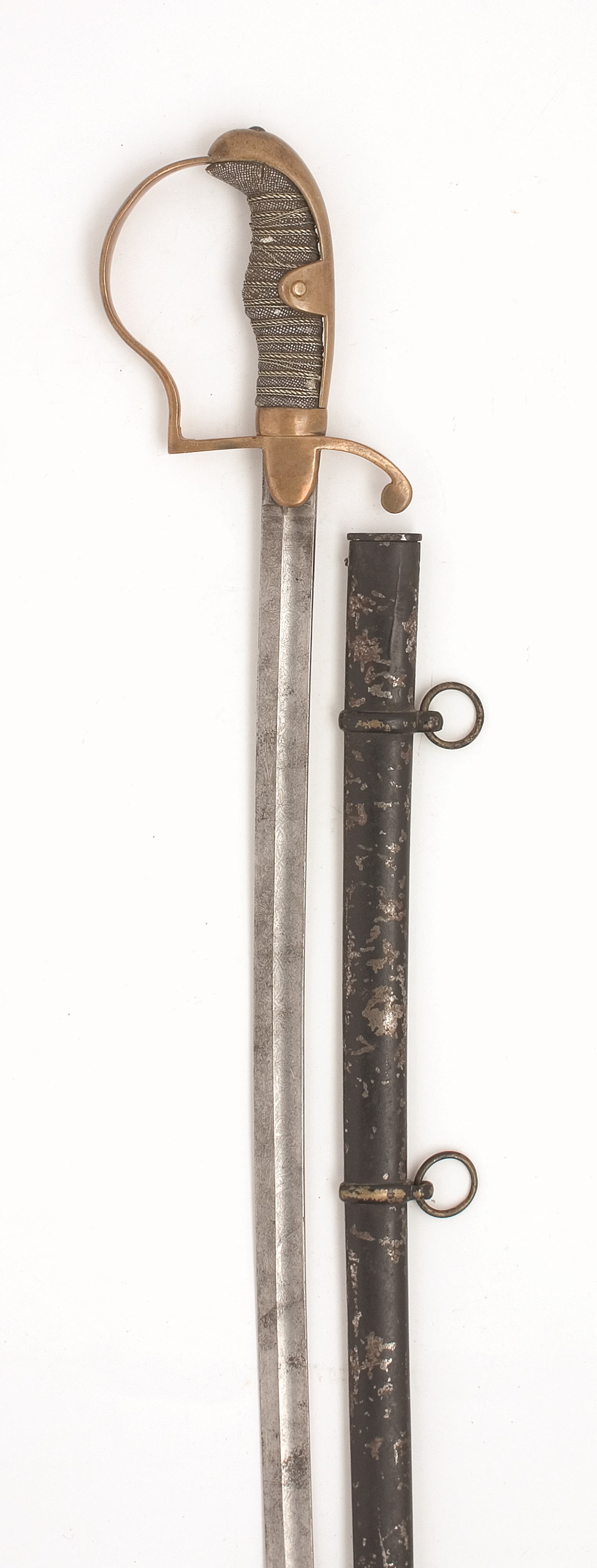 Lot 104 - A PRUSSIAN ARTILLERY OFFICER'S SABRE