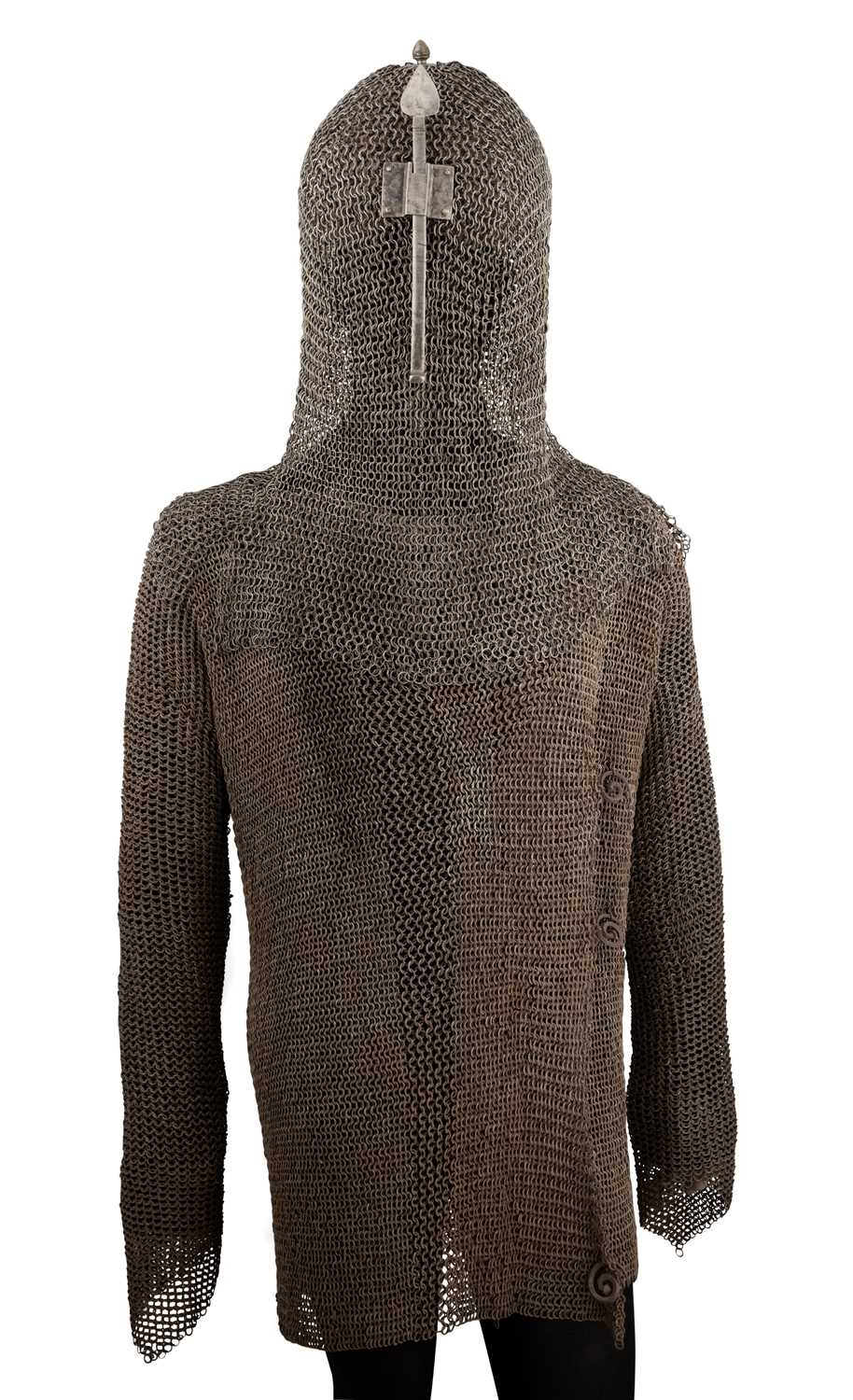 Lot 83 - A COMPOSITE NORTH INDIAN HALF ARMOUR, 17TH