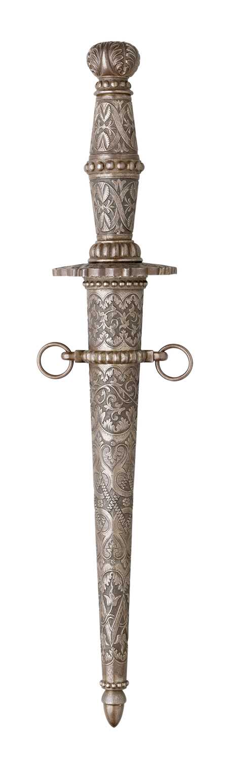 Lot 122 - A RONDEL DAGGER IN 15TH CENTURY STYLE