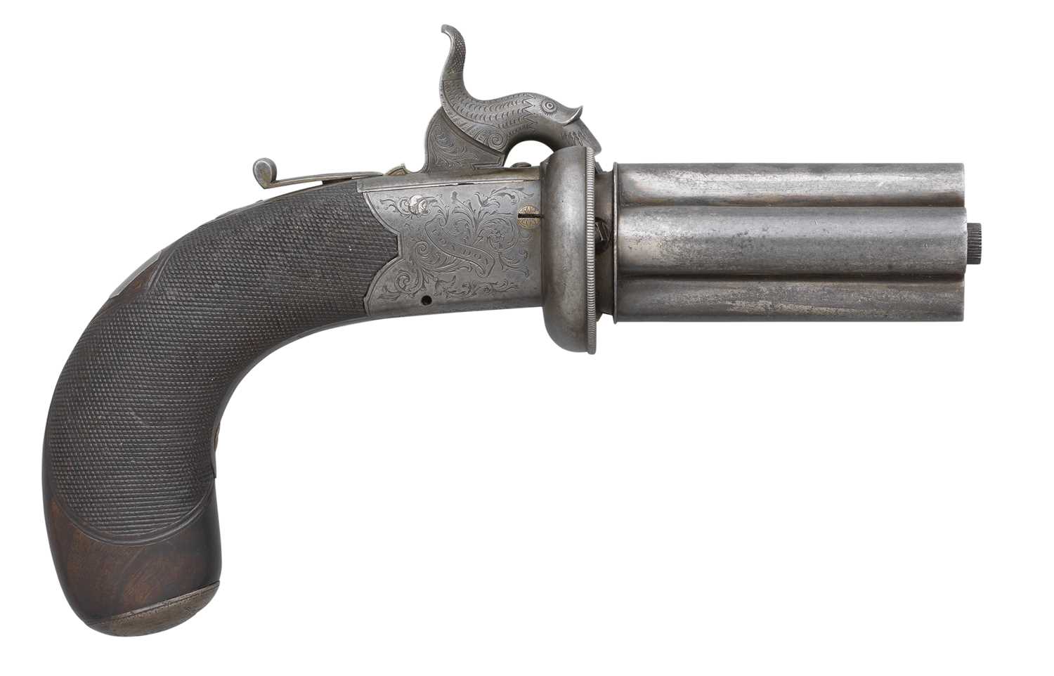 Lot 325 - **AN 80 BORE FOUR-SHOT SINGLE ACTION