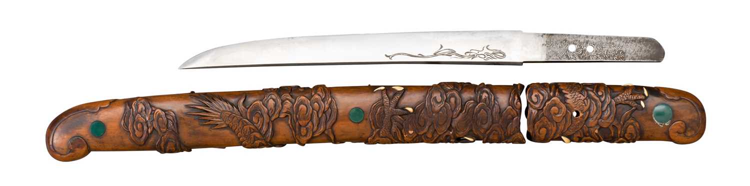Lot 6 - A JAPANESE DAGGER (AIKUCHI TANTO)
