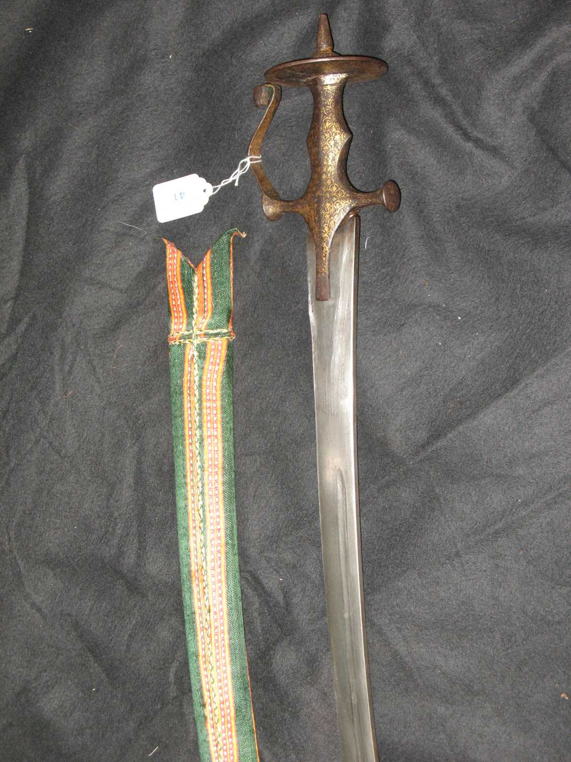 Lot 41 - AN INDIAN SWORD (TALWAR)