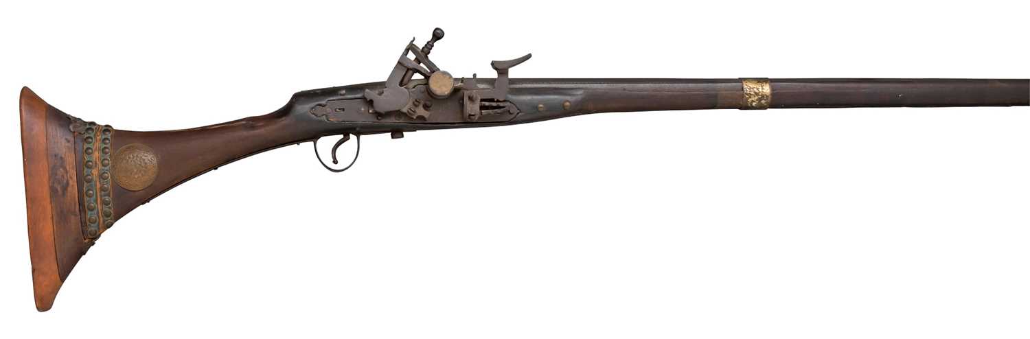 Lot 81 - A 22 BORE NORTH AFRICAN (KABYLE) SNAPHAUNCE
