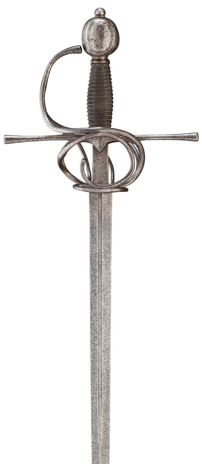 Lot 139 - A SWEPT-HILT RAPIER