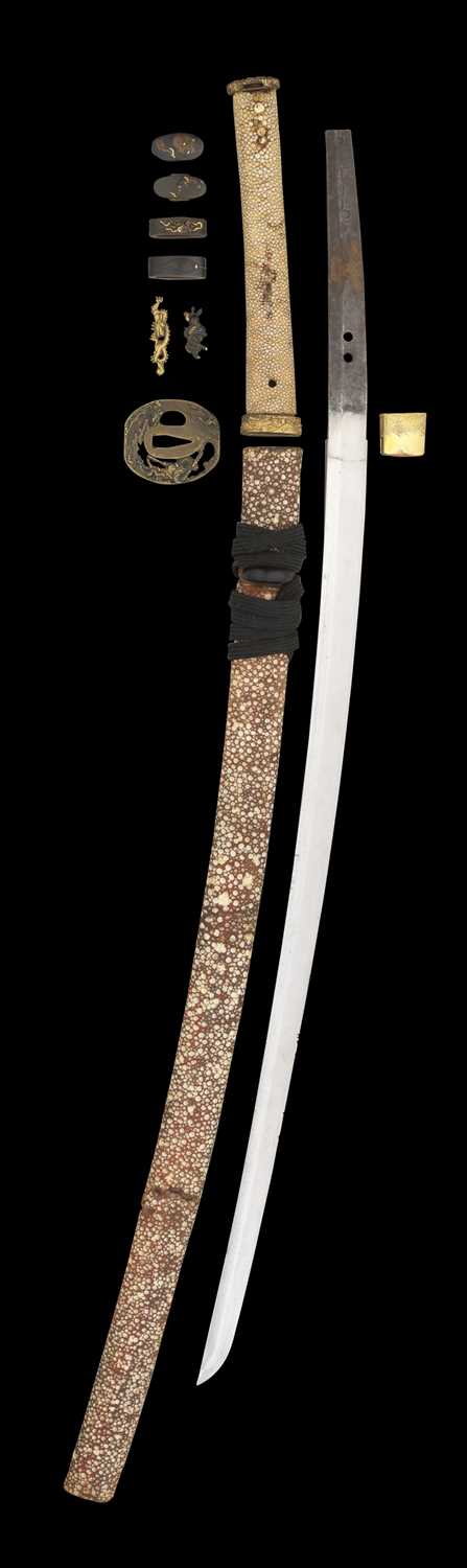 Lot 42 - â€¡ A JAPANESE SWORD (KOTO-KATANA)
