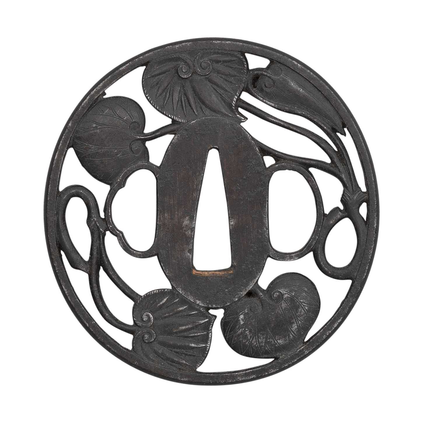 Lot 94 - FIVE JAPANESE SWORD GUARDS (TSUBA)