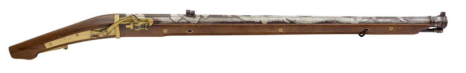 Lot 112 - A JAPANESE MATCHLOCK GUN (TEPPO)
