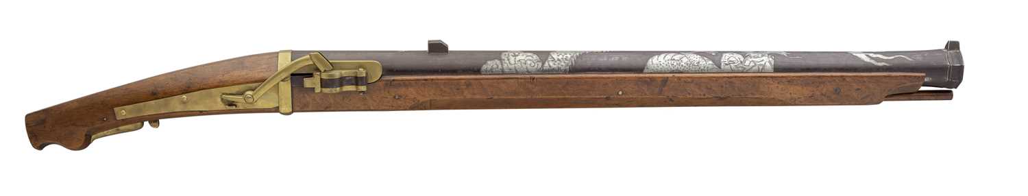 Lot 114 - A JAPANESE MATCHLOCK GUN (TEPPO)