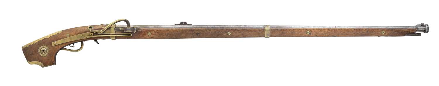 Lot 115 - A JAPANESE MATCHLOCK GUN (TEPPO)