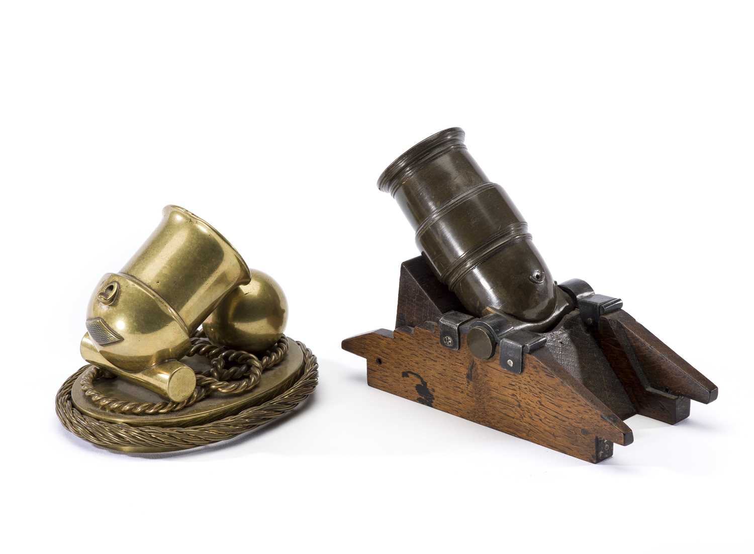 Lot 454 - TWO MODEL MORTARS