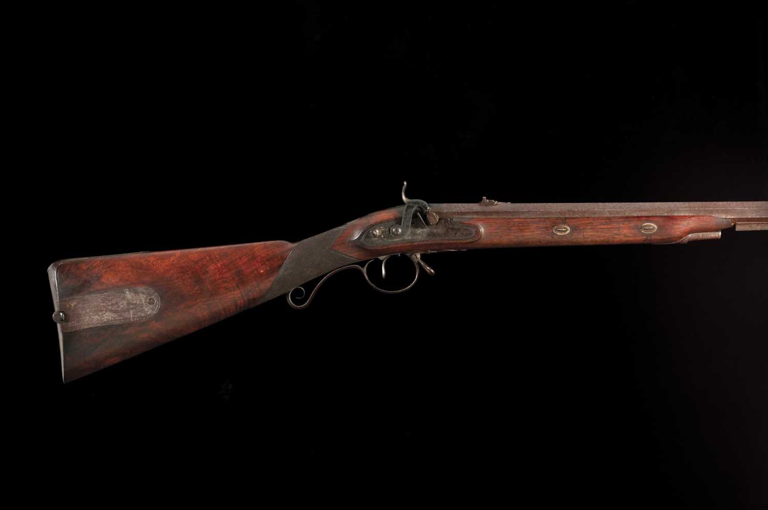 Lot 45 - a percussion sporting rifle by sykes
