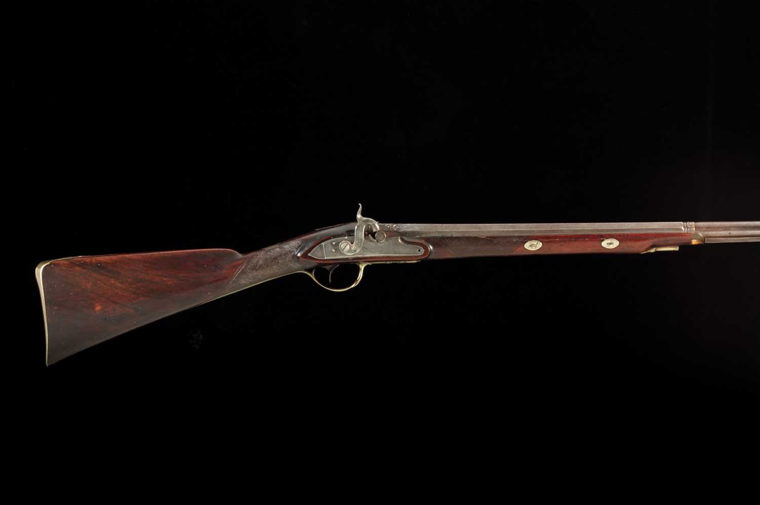 Lot 50 - a percussion sporting gun by cook