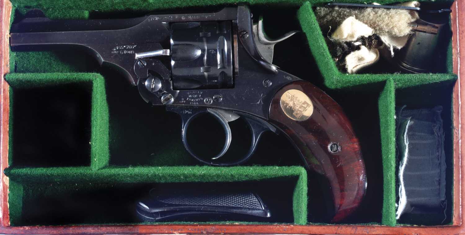 Lot 229 - WEBLEY. A .455 MARK V REVOLVER NO. 131323