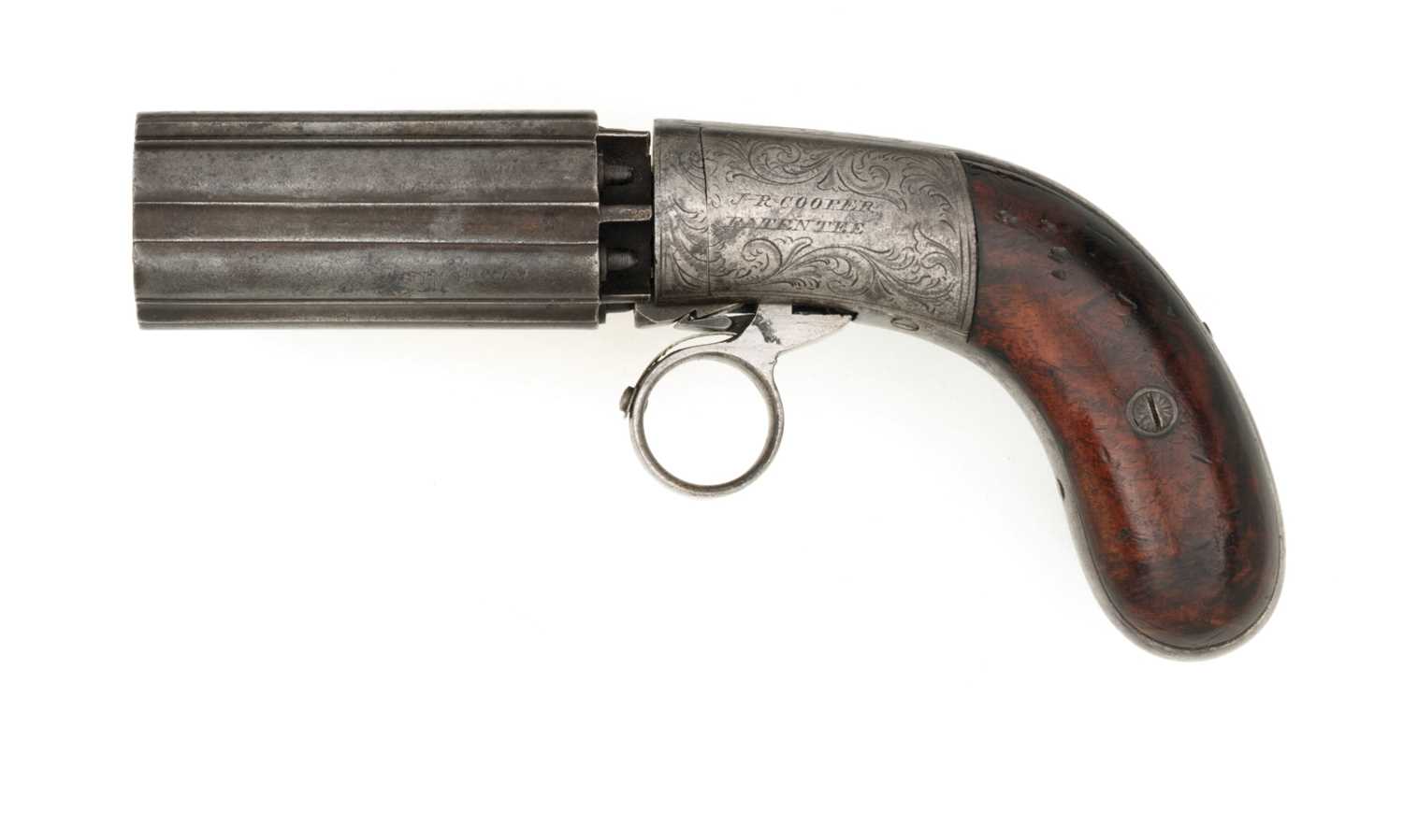 Lot 457 - a cooper's patent six-shot percussion