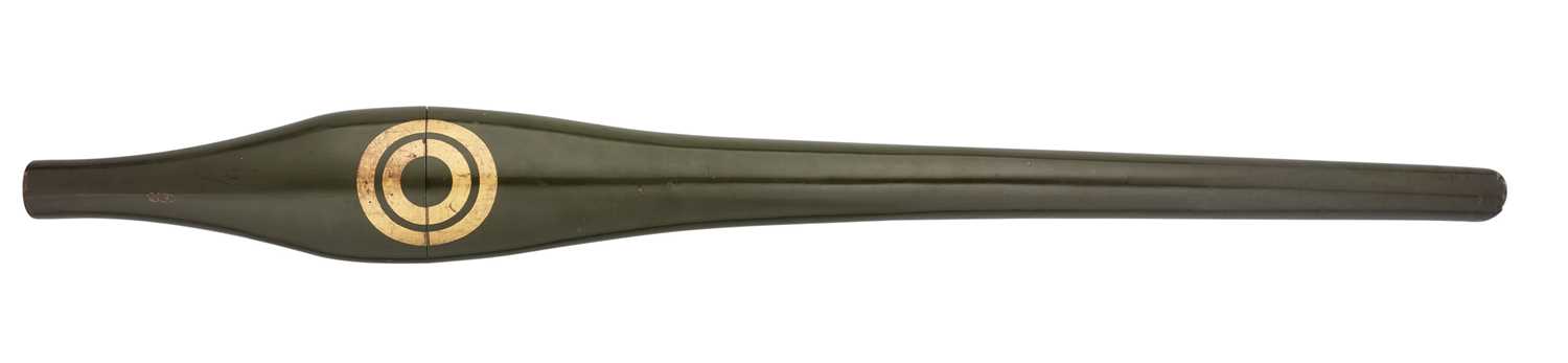 Lot 1 - A JAPANESE LACQUERED SWORD CASE (KATANA ZUTSU)