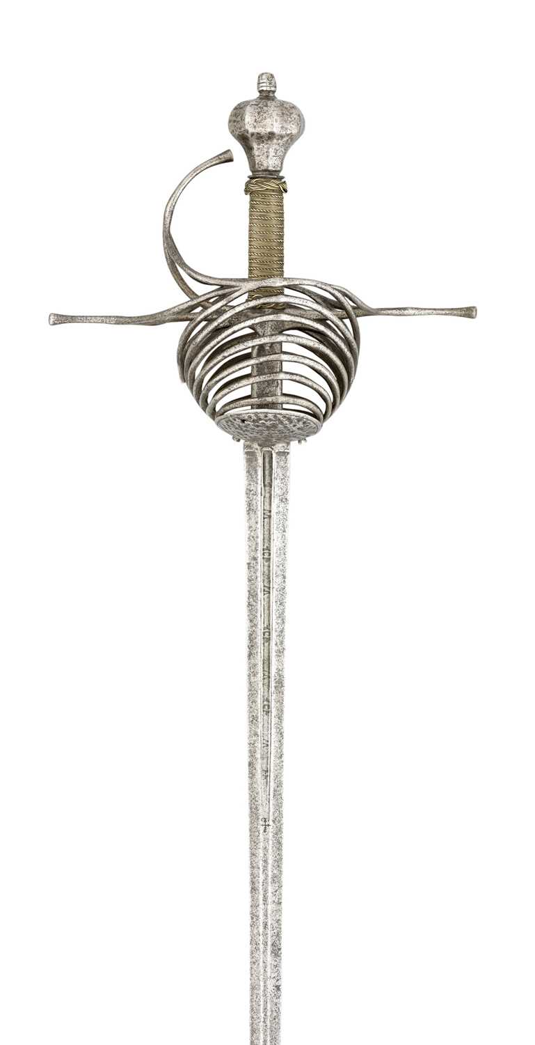 Lot 275 - â€¡ A COMPOSITE ITALIAN MULTI-RING RAPIER