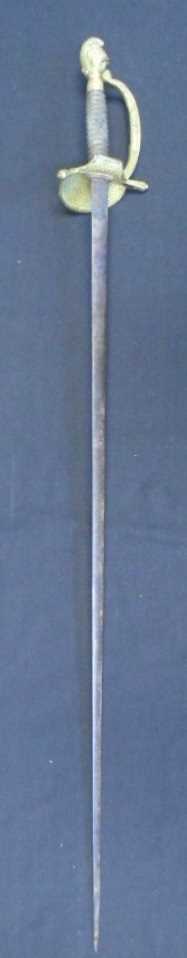 Lot 295 - A CONTINENTAL EPEE