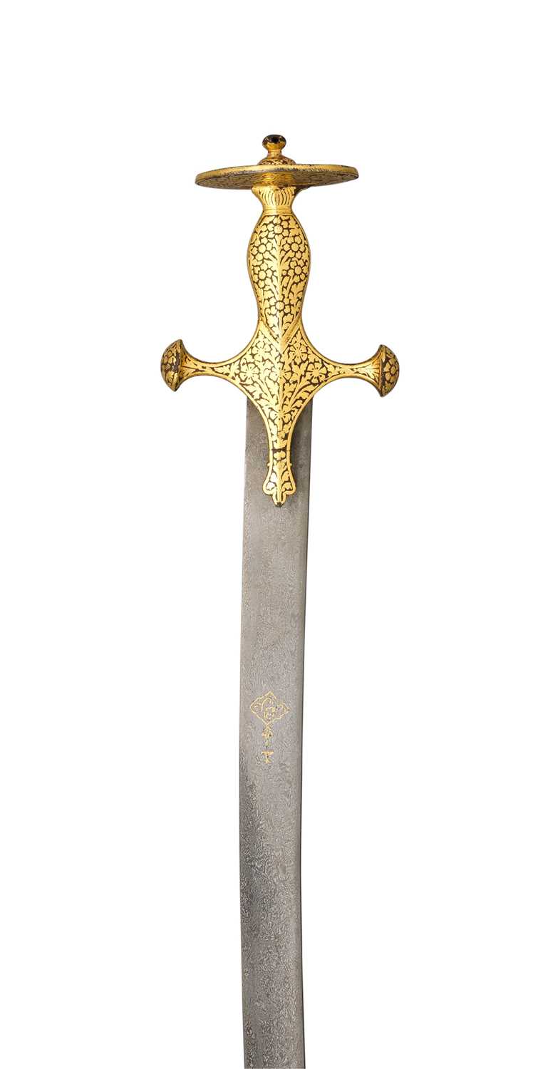 Lot 86 - A FINE INDIAN TALWAR