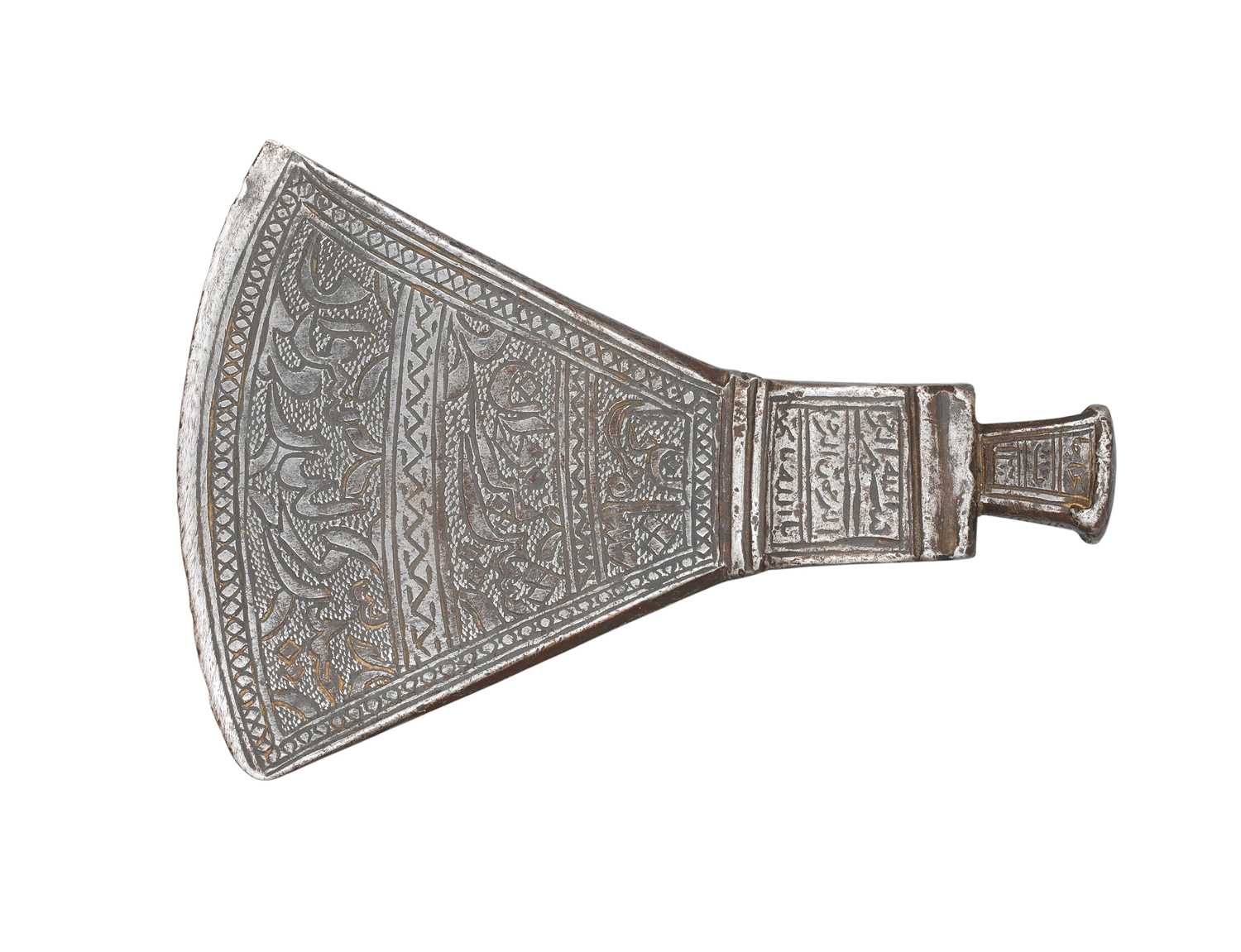 Lot 121 - A RARE OTTOMAN AXE HEAD