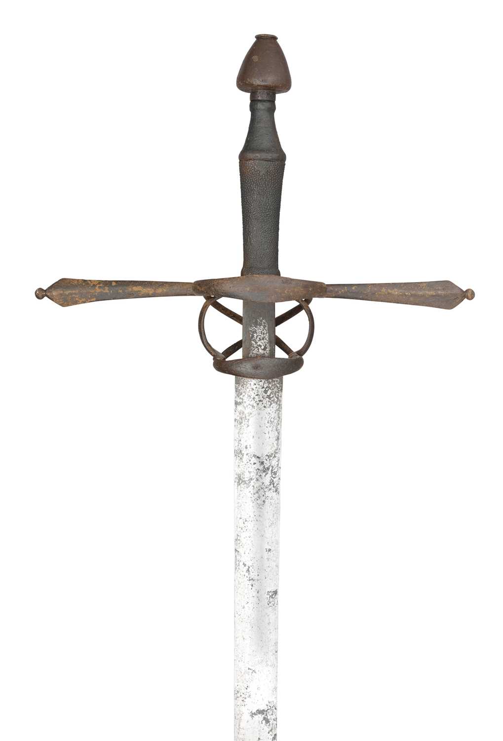 Lot 178 - A MILITARY BROADSWORD