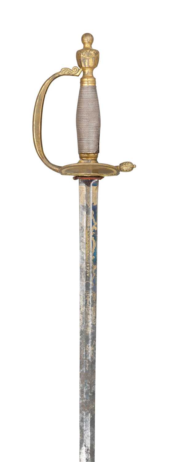 Lot 221 - A 1796 PATTERN INFANTRY OFFICER'S SWORD