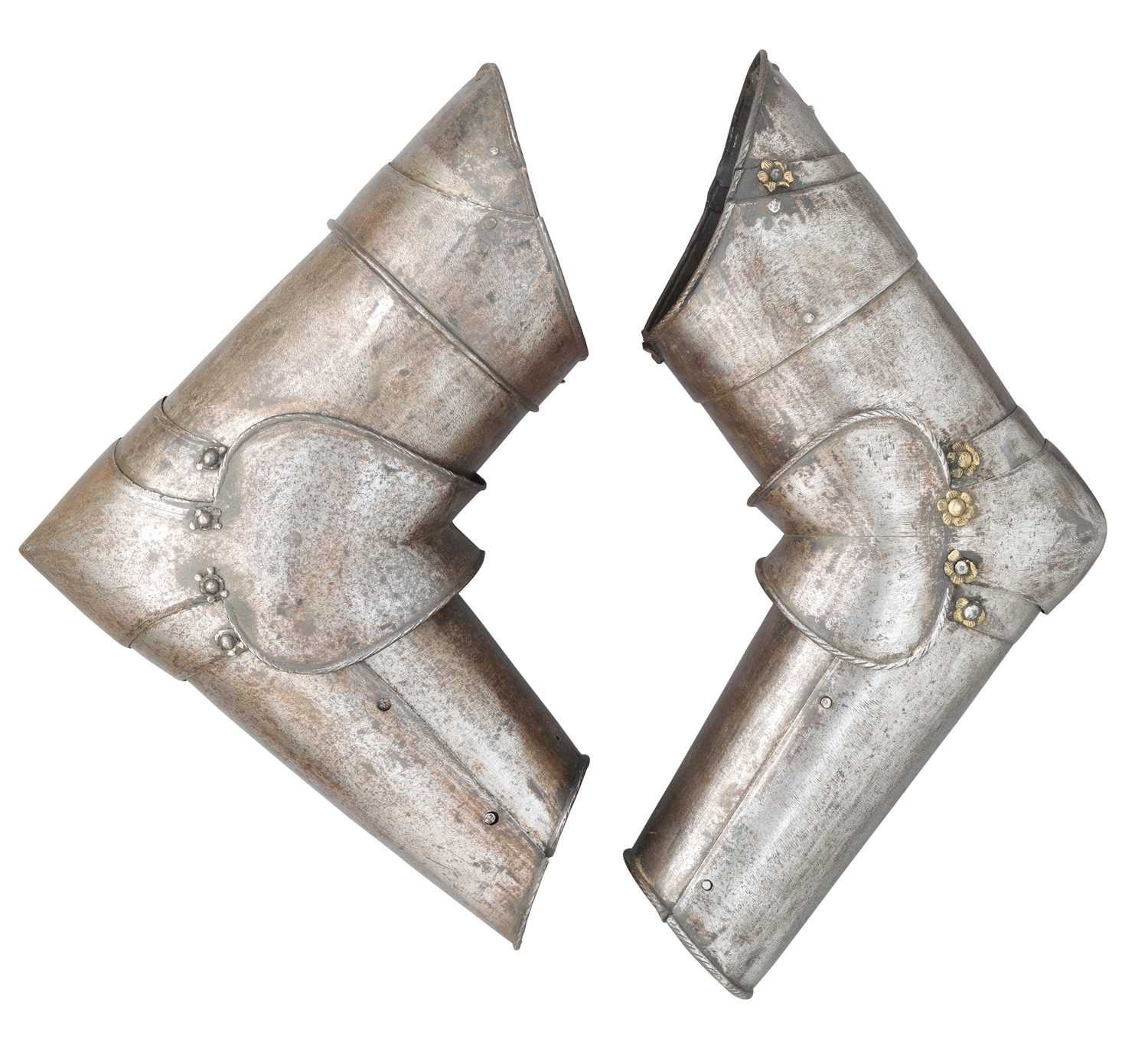Lot 296 - TWO NORTH GERMAN VAMBRACES